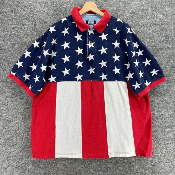 Sutter & Grant | Shirts | Sutter Grant Polo Shirt Men Xl Red American ...